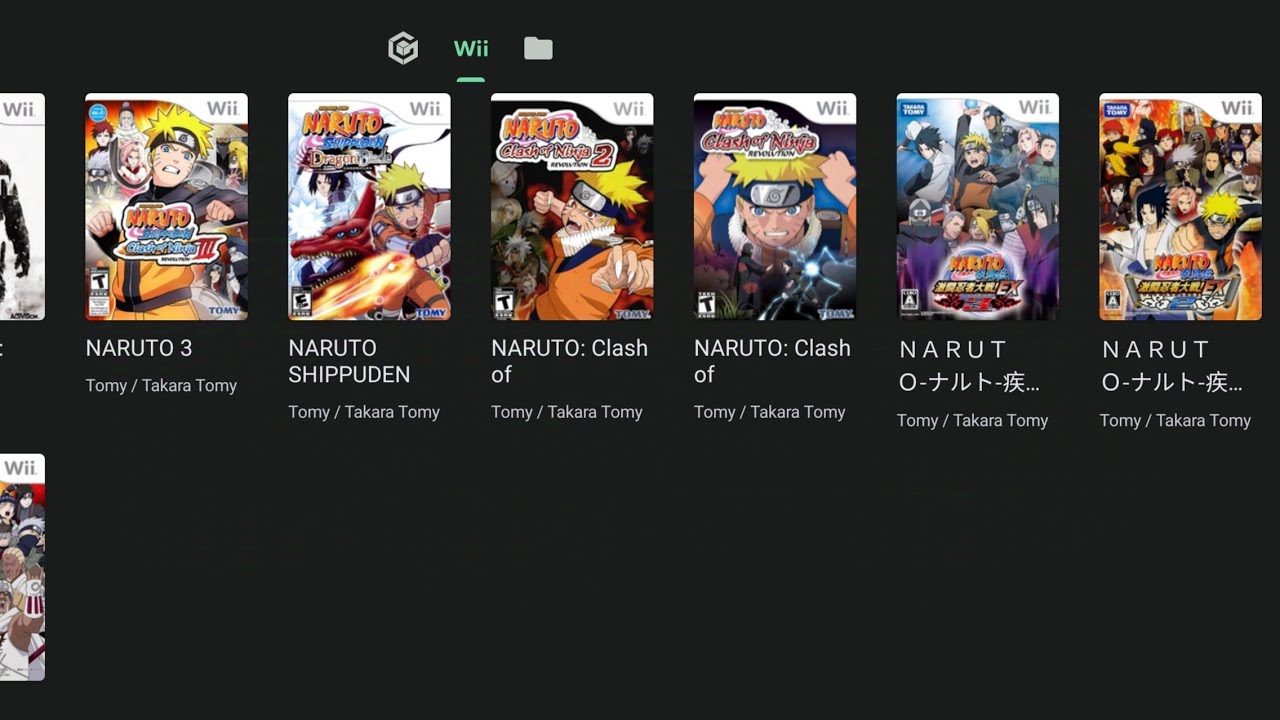 ALL NARUTO Games For Nintendo Wii - Dolphin Emulator - YouTube