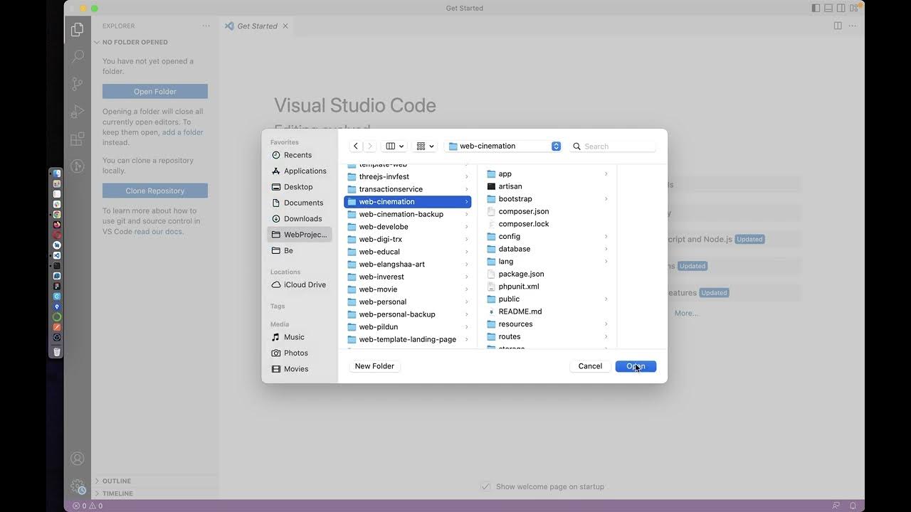Movie Website - 01B - Setup Visual Studio Code - YouTube