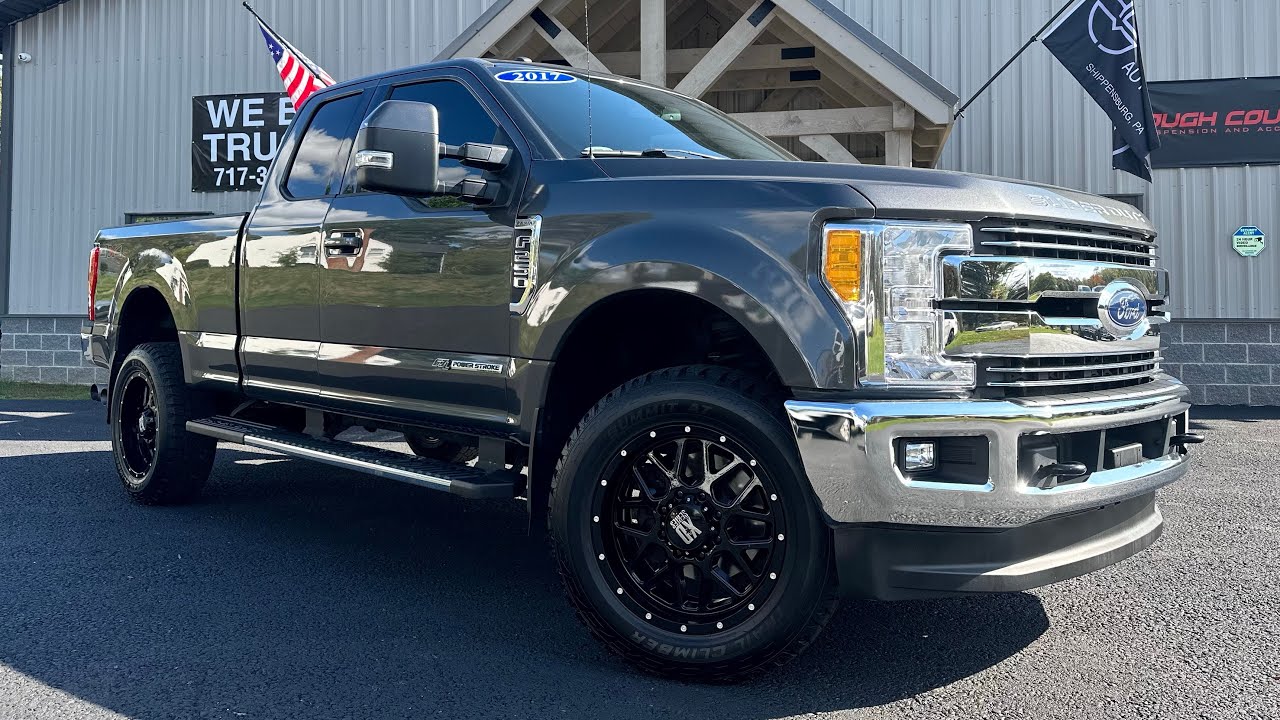 CLEAN CARFAX, F250 LARIAT, POWERSTROKE TURBO DIESEL!!!! - YouTube