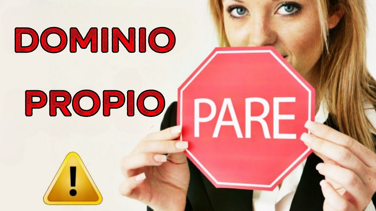 Dominio Propio || Según La Biblia - YouTube