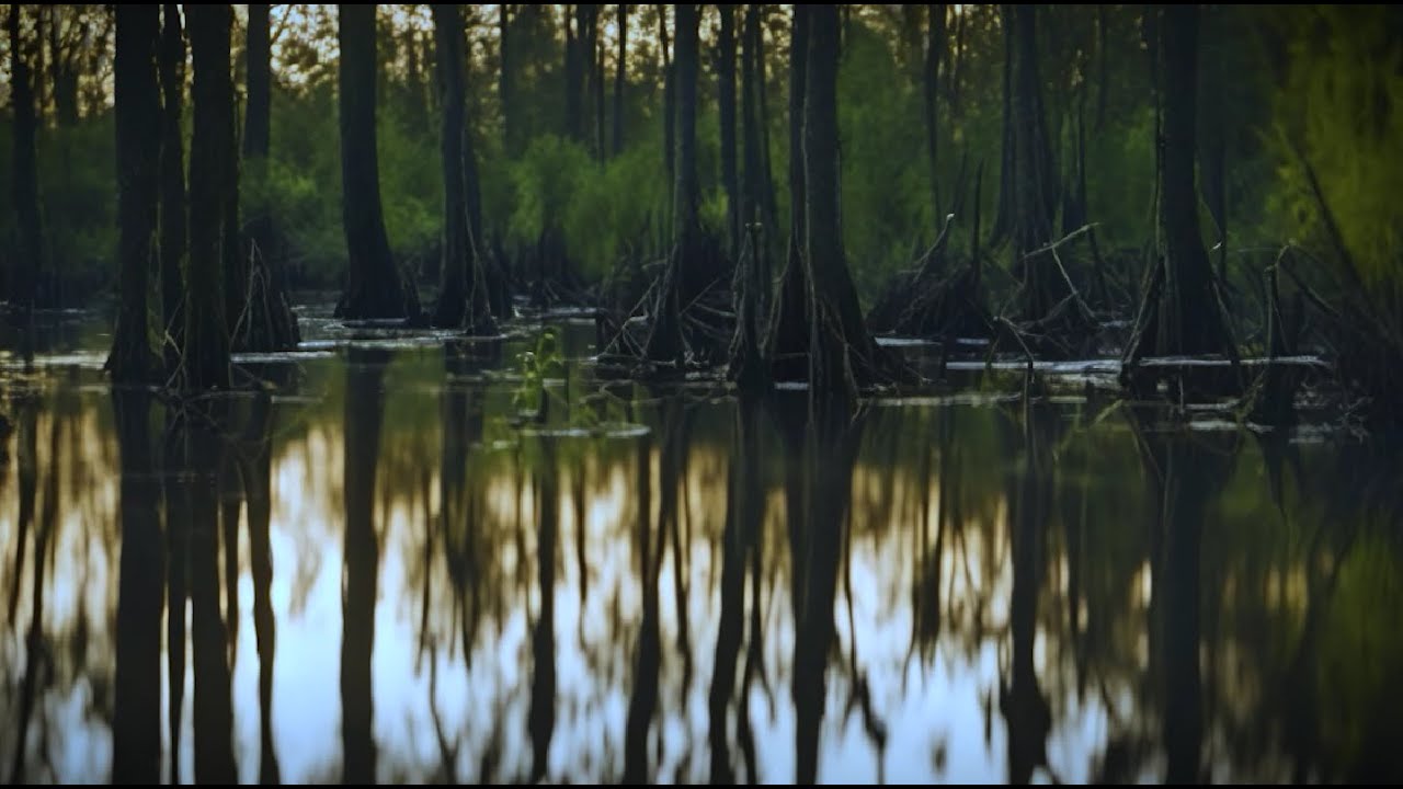 Soothing Swamp Sounds, Crickets and Frogs For Sleeping | Relaxing Sleep ...