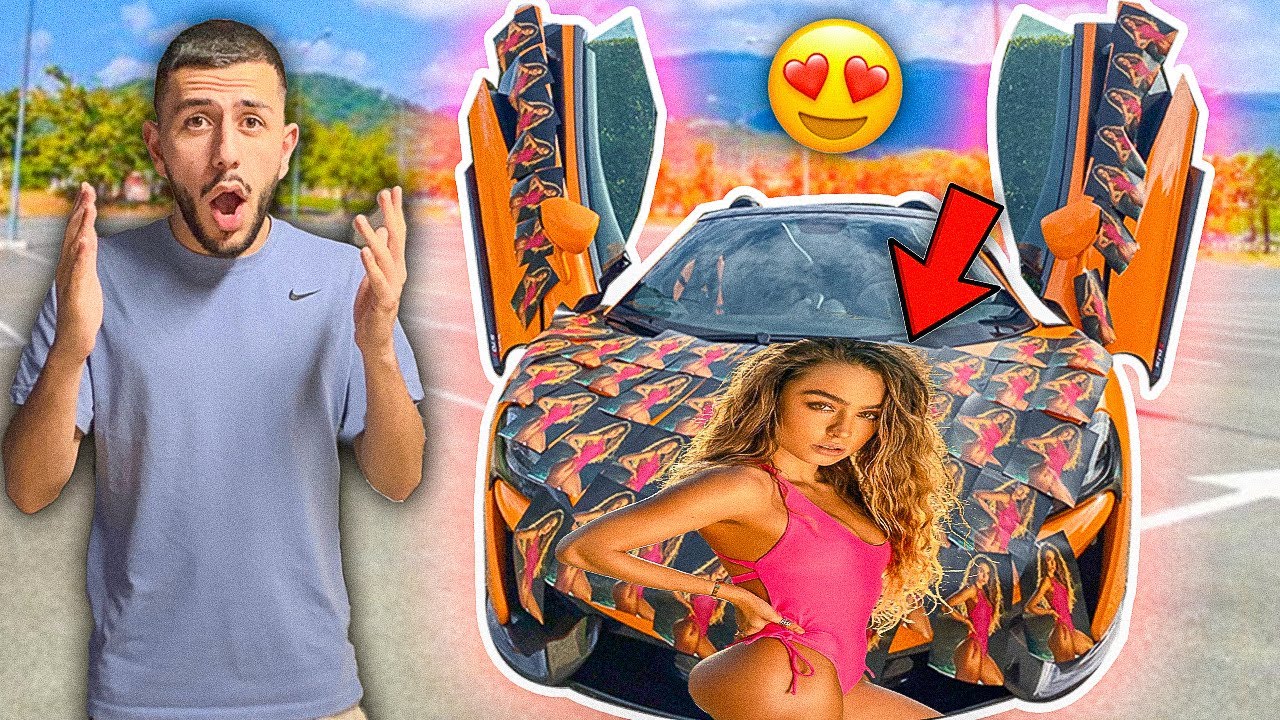 She Customized My Car With Pictures of my CRUSH!! (Sommer Ray) - YouTube