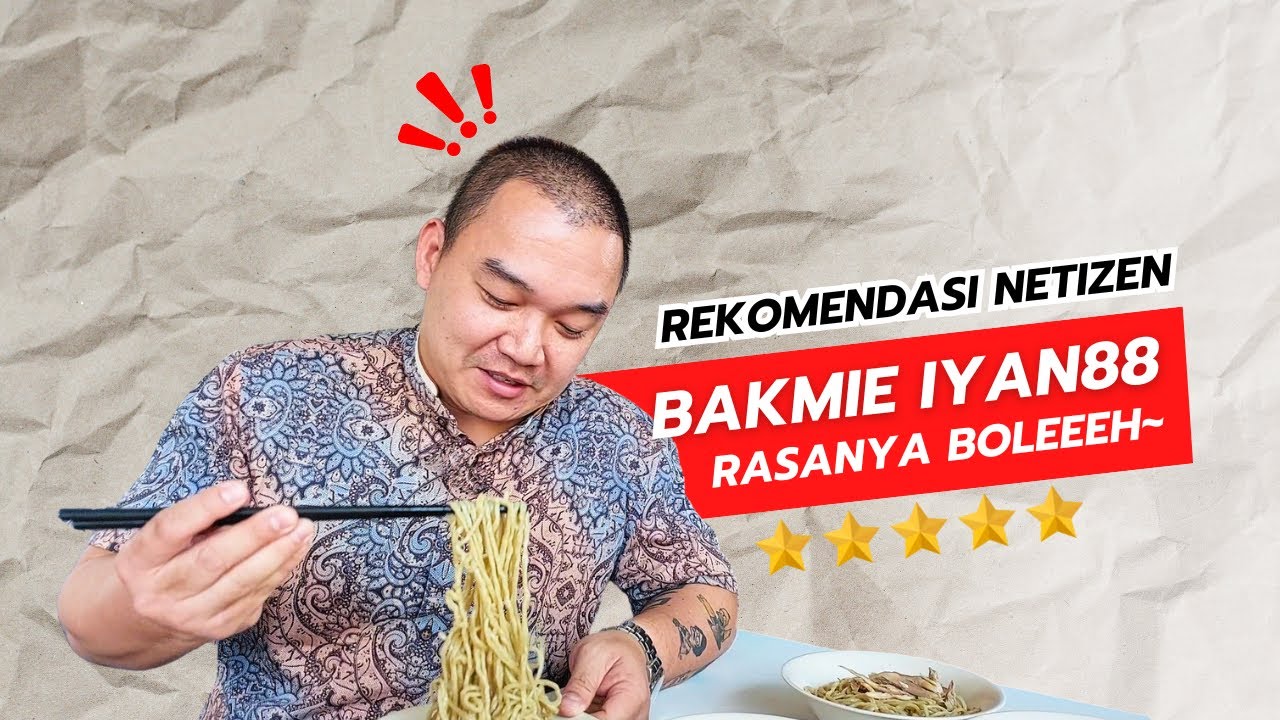 BAKMIE AYAM IYAN88 SERPONG!! AYAM KAMPUNG ASLI!! WAJIB COBAIN! - YouTube