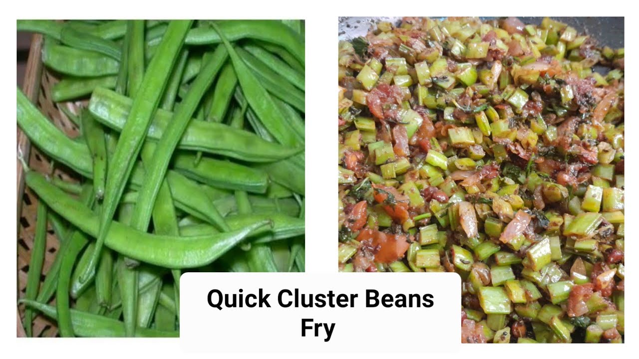 Quick Cluster Beans fry - YouTube