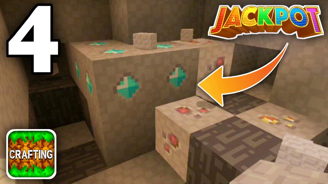 Finding my First diamond |Crafting and building Part 4 - YouTube