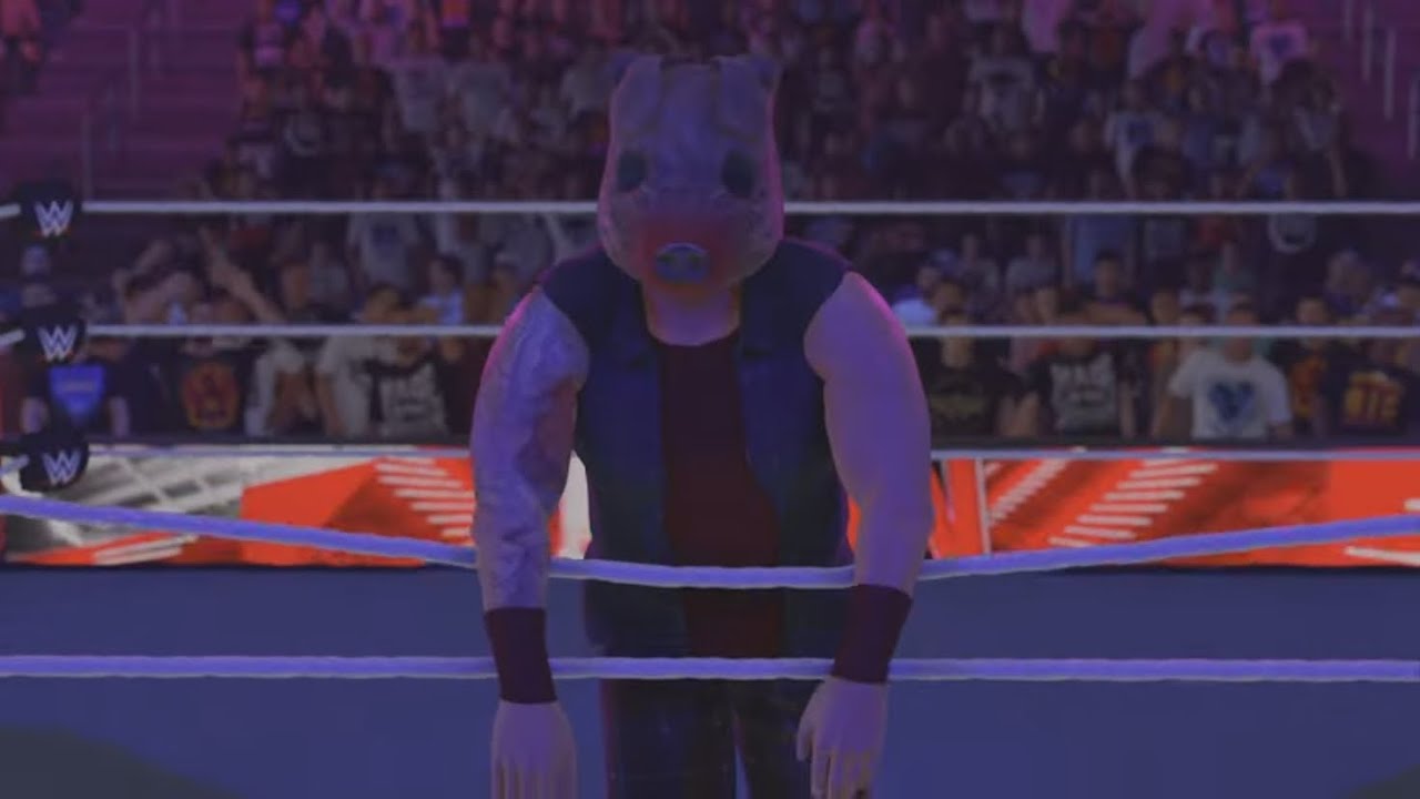 Joe Gacy Huskus The Pig vs Greyson Waller WWE 2K24 Ambulance Match #wwe ...