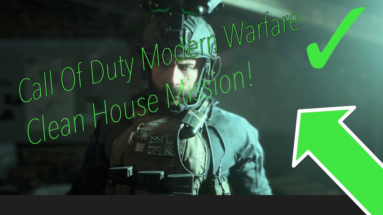 Call Of Duty-Modern Warfare! Clean House Mission Gameplay - YouTube