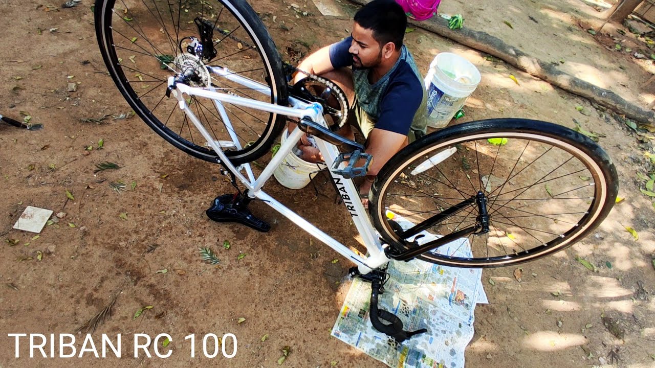 how to service cycle at home easily / TRIBAN RC 100 - YouTube