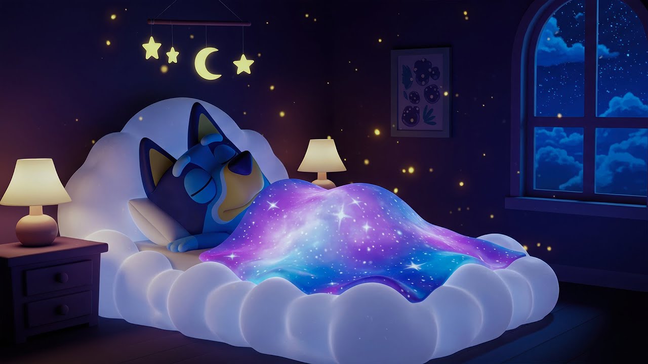 Relax with Bluey: Peaceful Piano & Cricket Sounds for Deep Sleep ...
