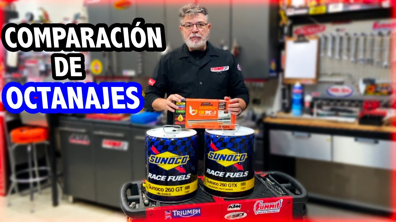 COMPARACIÓN de DIFERENTES NOMENCLATURAS de OCTANAJE - YouTube