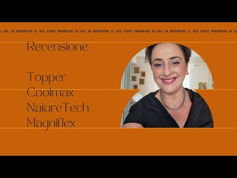 TOPPER di MAGNIFLEX!apparirò in TV su QVC:video in ANTEPRIMA per te