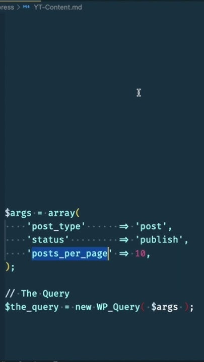 Pagination Parameters in WP_Query #buntywp #shorts #wordpress - YouTube