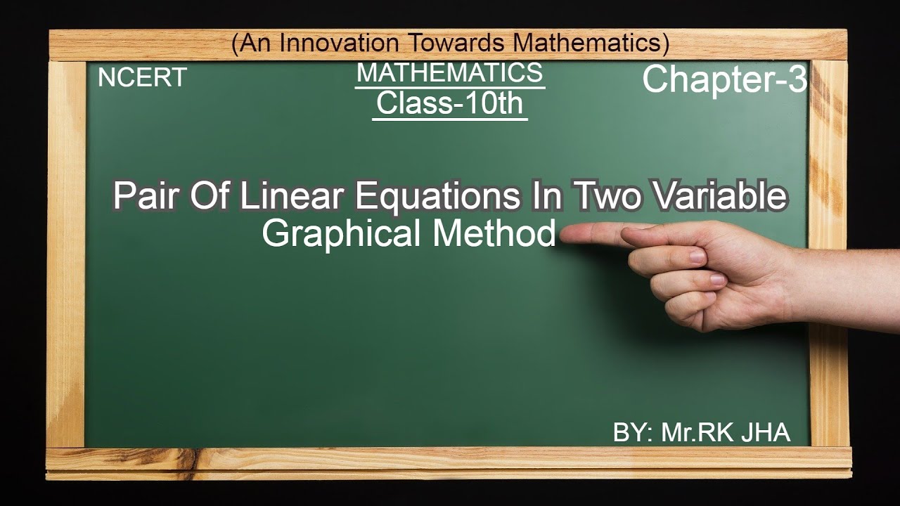 #Mathematics Class10th #Graphical method to solve pair of linear ...
