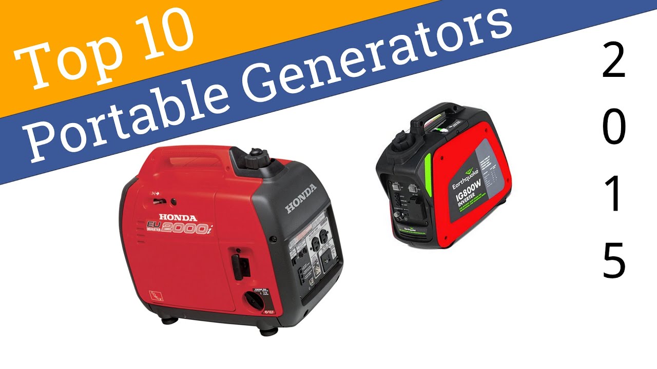 10 Best Portable Generators 2015 - YouTube