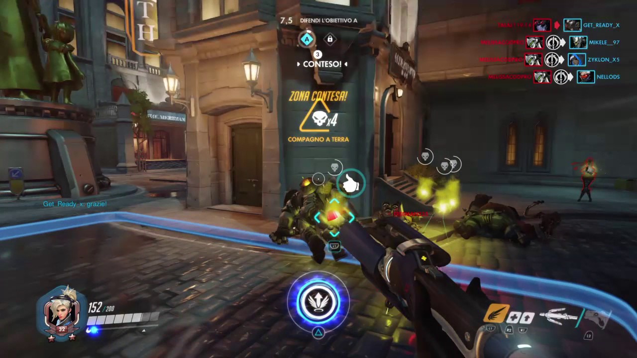 Overwatch: Mercy's evil laugh after a winning Rez - YouTube