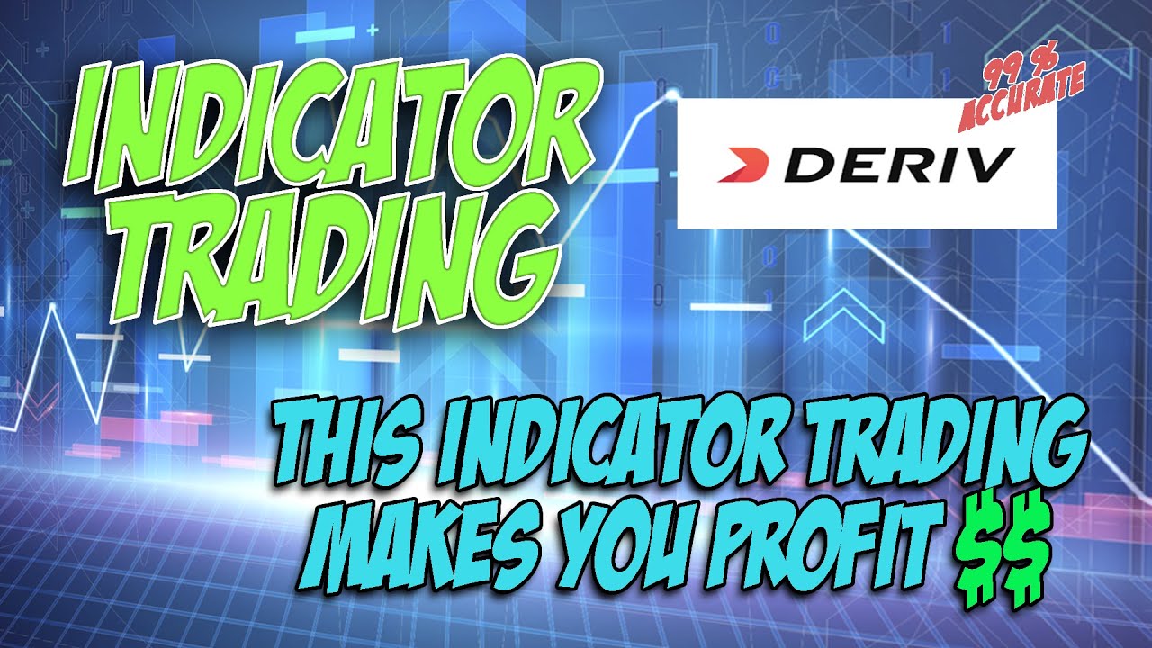 This Indicator Trading Makes you Profit INDICATOR TRADING DERIV - YouTube