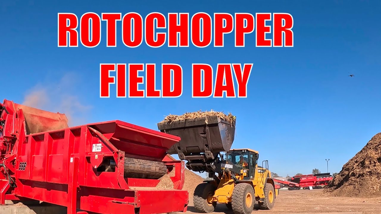 MASSIVE Rotochopper Grinders at Work - Field Day Coverage - YouTube