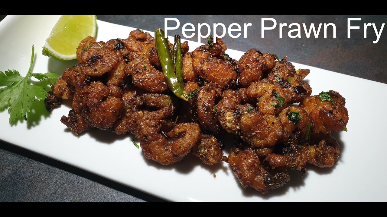 Prawn Pepper Fry | Pepper Prawn Fry | Pepper Prawn recipe|shrimp recipe ...