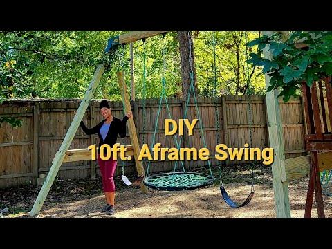 DIY Swing Set | Build your own Swing Set | A Frame Swing Set | 10ft ...
