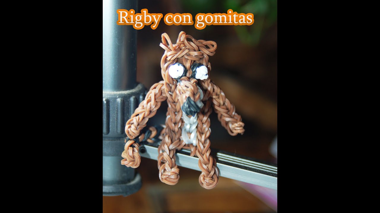 Rigby con gomitas/ Rigby Rainbow Loom/ Regular Show - YouTube