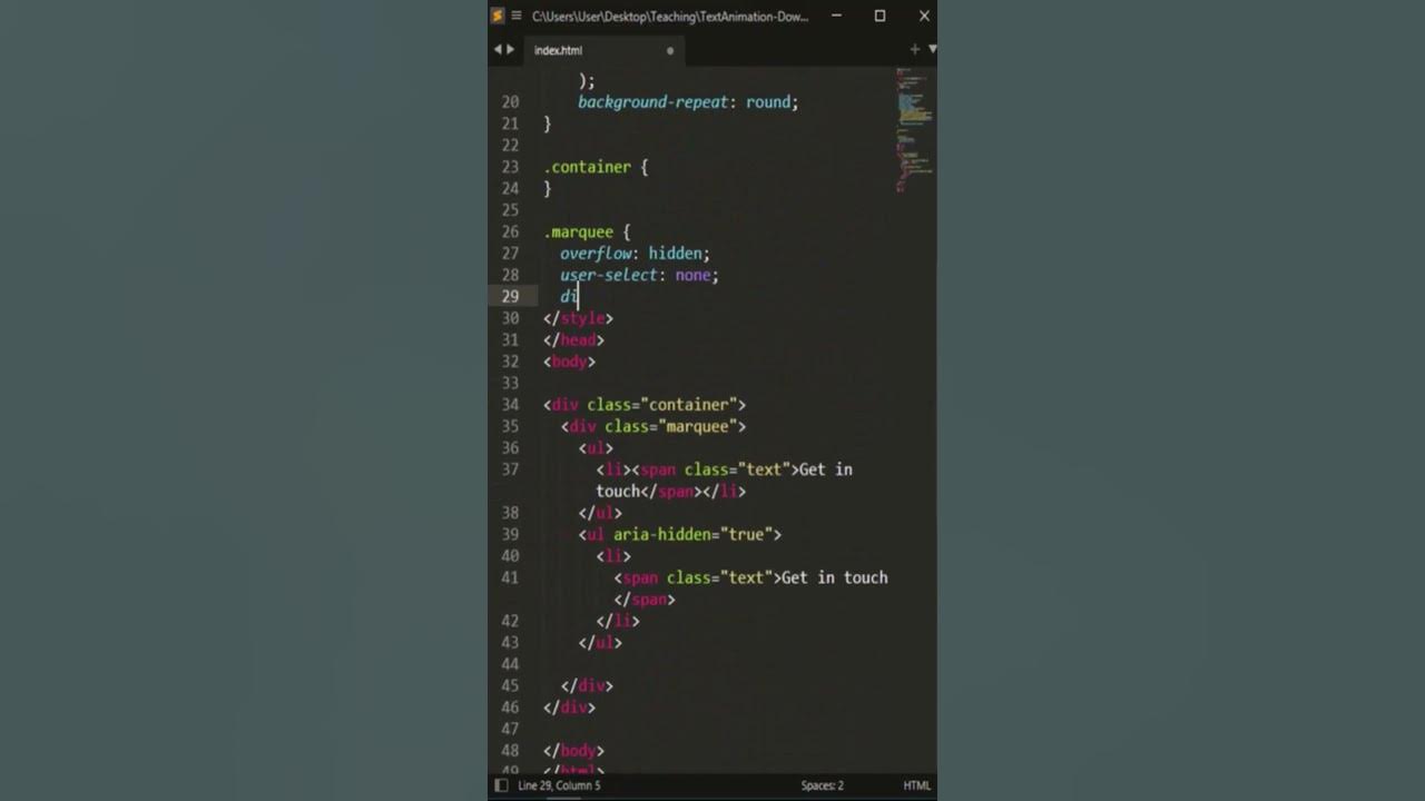 Text effects css #textanimation #htmlcsswebsite #htmlcss - YouTube