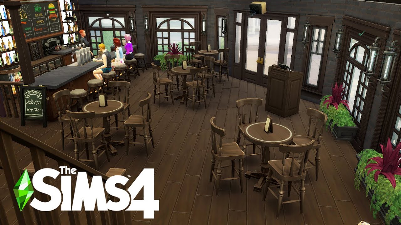 The Sims 4 - Old Irish pub (speed build) - PART 2 - YouTube