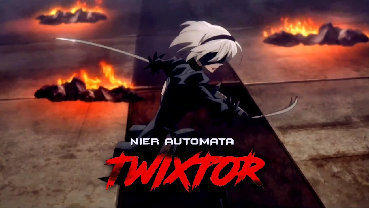 Nier Automata / 2B vs Robots / TWIXTOR [HD - 1080p] - YouTube