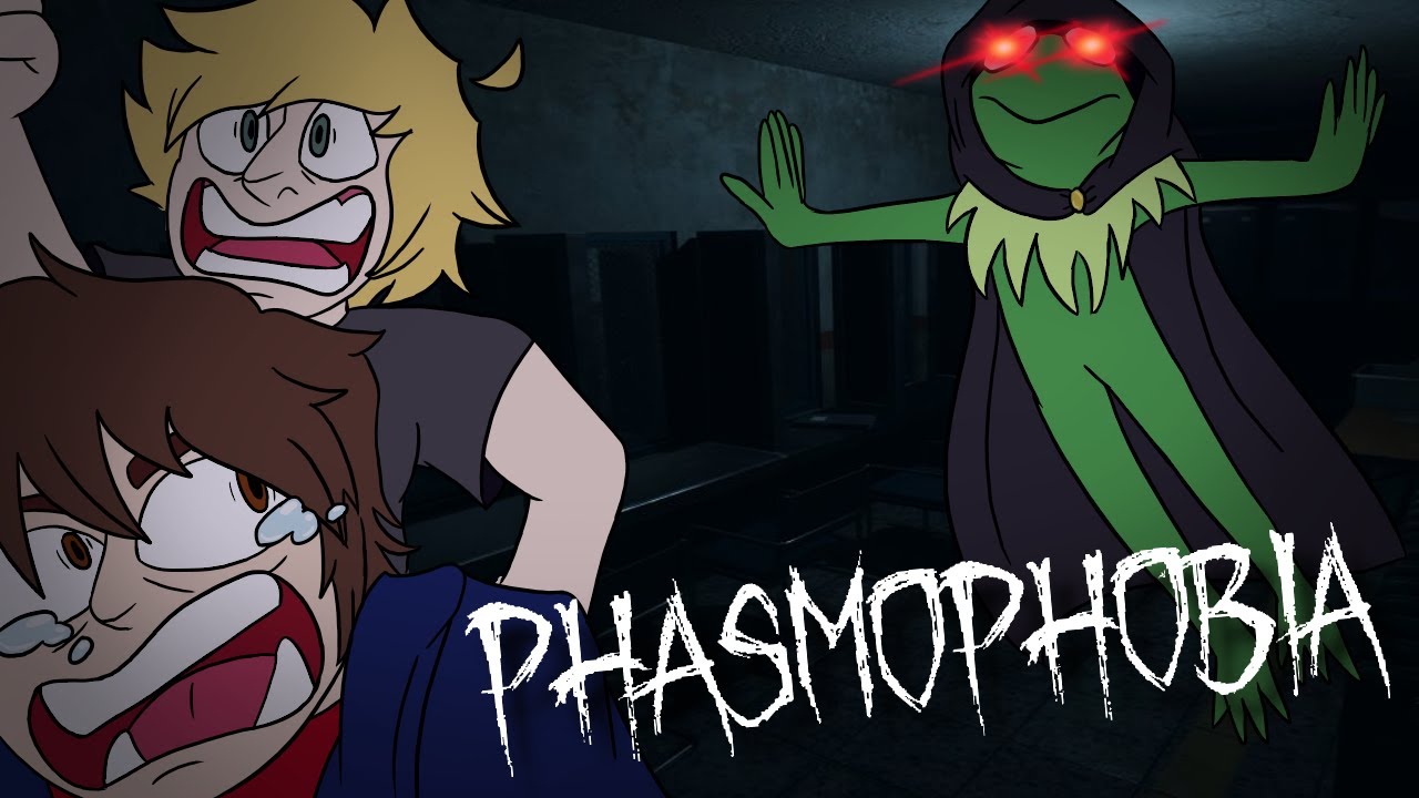 Kermit The Frog Goes To A Haunted House | Phasmophobia (Funny Moments ...