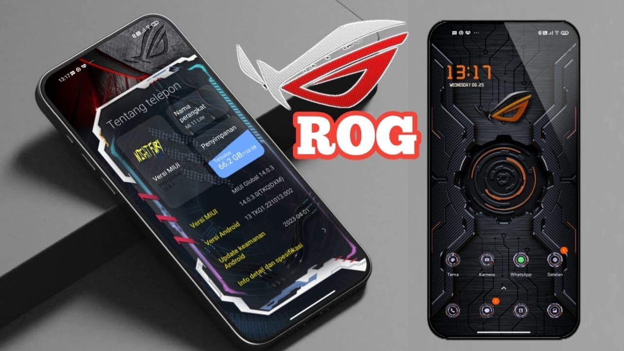Tema ROG Xiaomi – Asli Ini Temanya Keren Parah - YouTube