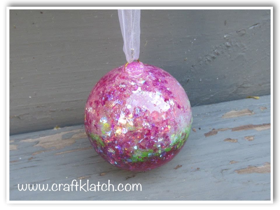 DIY Resin Glitter Ball for Garden or Indoors Make Something Monday ...