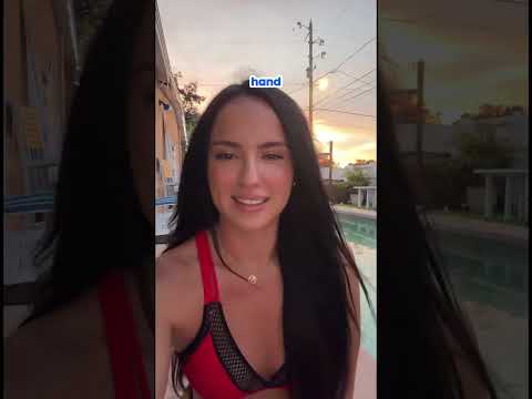 🇺🇸 Beautiful American Girl by the Pool at Sunset | Periscope Lifestyle ✨ #USA #Periscope