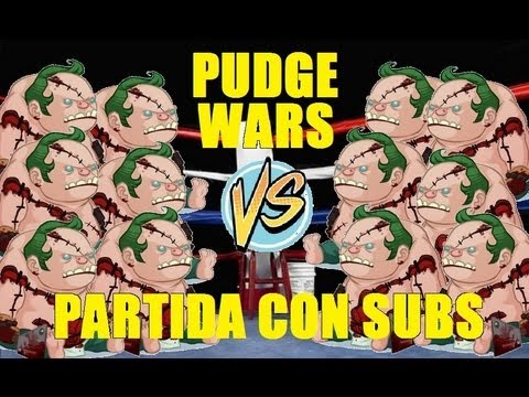 Dota 2 - Pudge Wars / partida con Suscriptores - YouTube