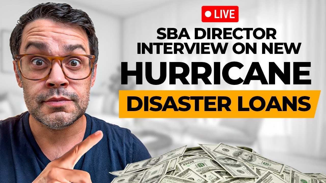 LIVE: SBA Director Interview on Hurricane Disaster Loans - YouTube