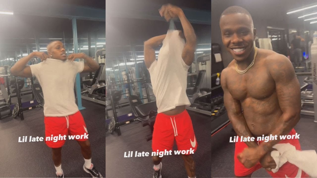 DaBaby Shows Off His Gym Progression - YouTube