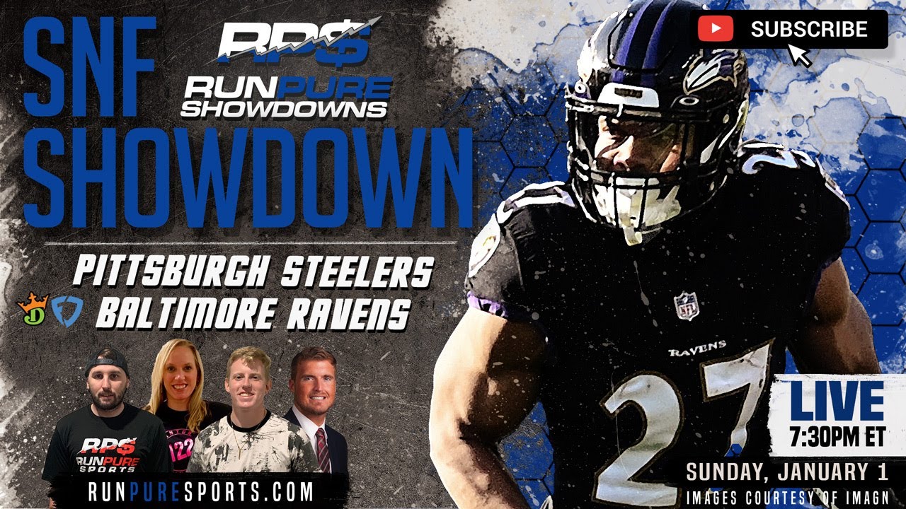 SUNDAY NIGHT FOOTBALL SHOWDOWN | NFL WEEK 17, 2023 DFS | PITTSBURGH ...
