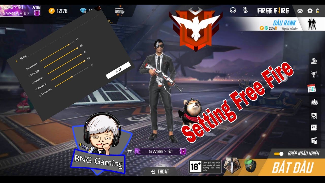 Free Fire | Setting 3 Ngón Bắn Như Game Thủ Thi Đấu Chuyên Nghiệp | BNG ...