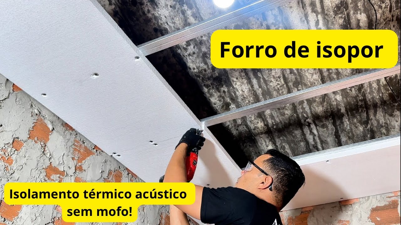 Forro de isopor EPS simples e econômico que você mesmo pode fazer - YouTube