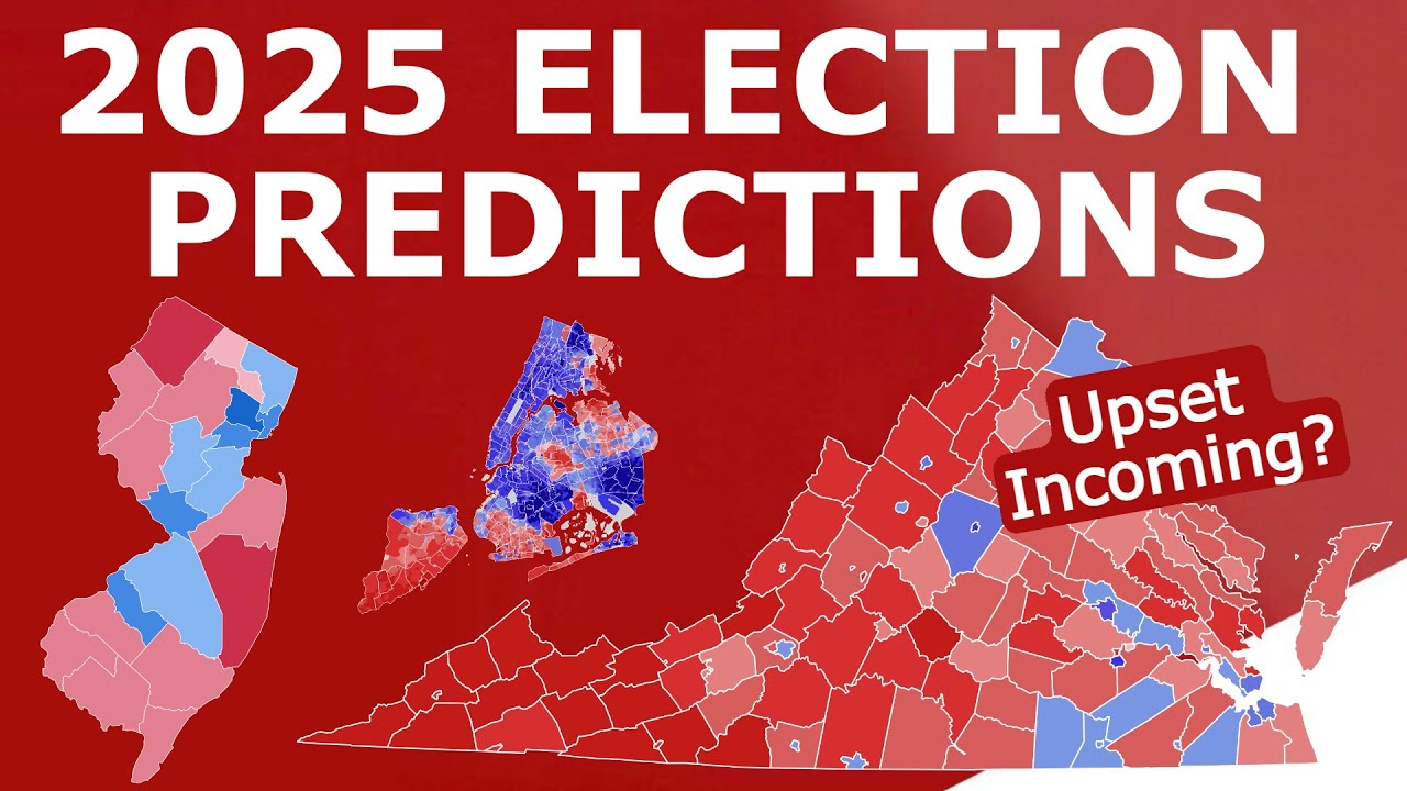 FINAL 2025 Election Predictions (Virginia, New Jersey, & More!) - YouTube
