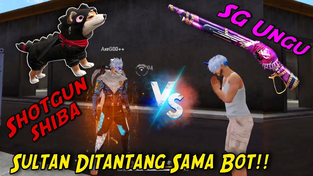 Drama Free Fire - Sultan Ditantang Sama Bot! Shotgun Dog Vs SG 2 Ungu ...