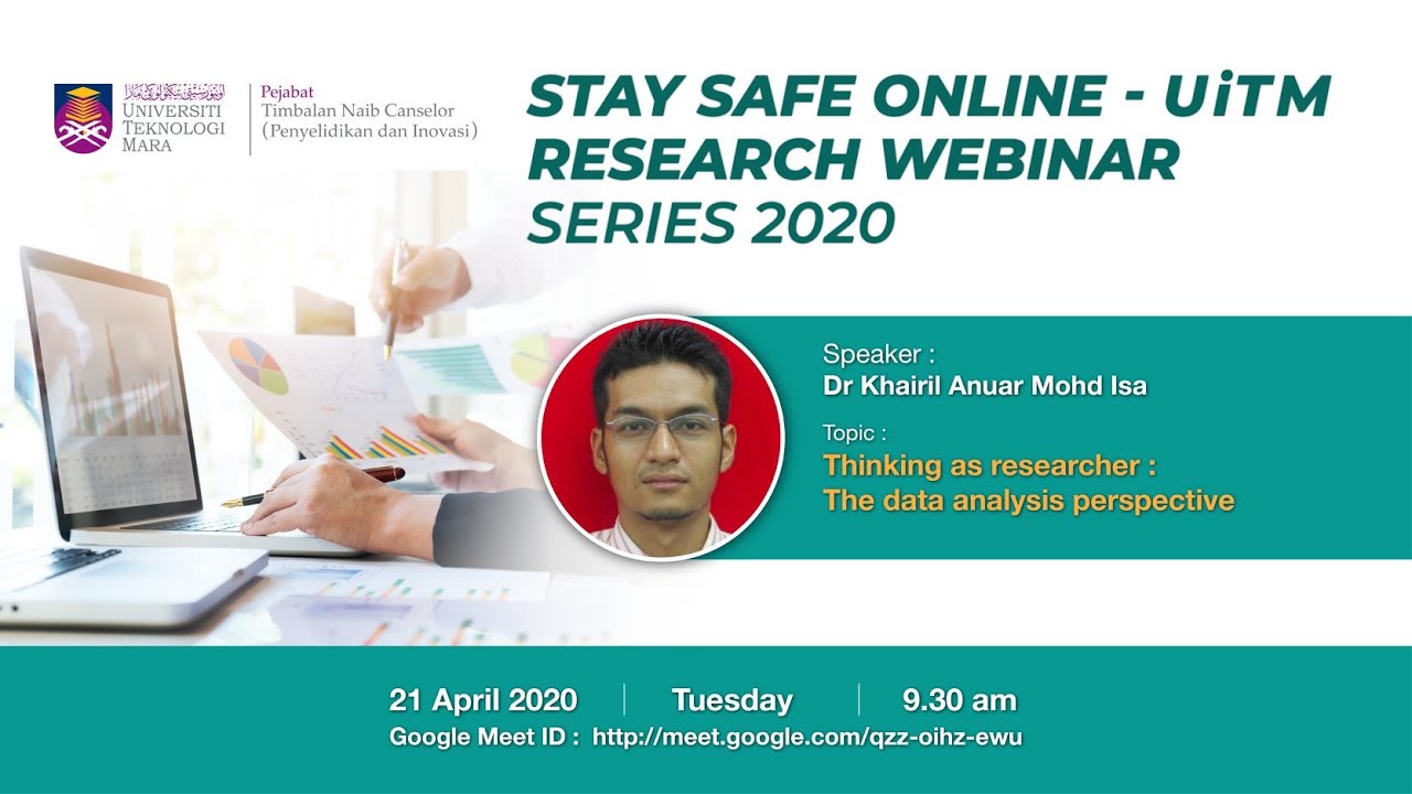 UiTM RESEARCH LIVE WEBINAR SERIES 2020 (Thinking as researcher: The ...