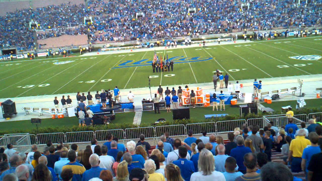 Blake Color Guard UCLA v. Memphis September 6, 2014 - YouTube