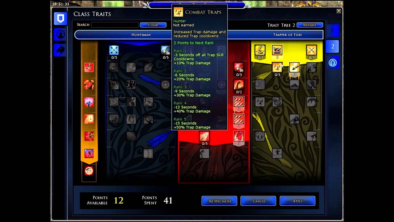 LOTRO: Helm's Deep Beta - Trait Trees - YouTube