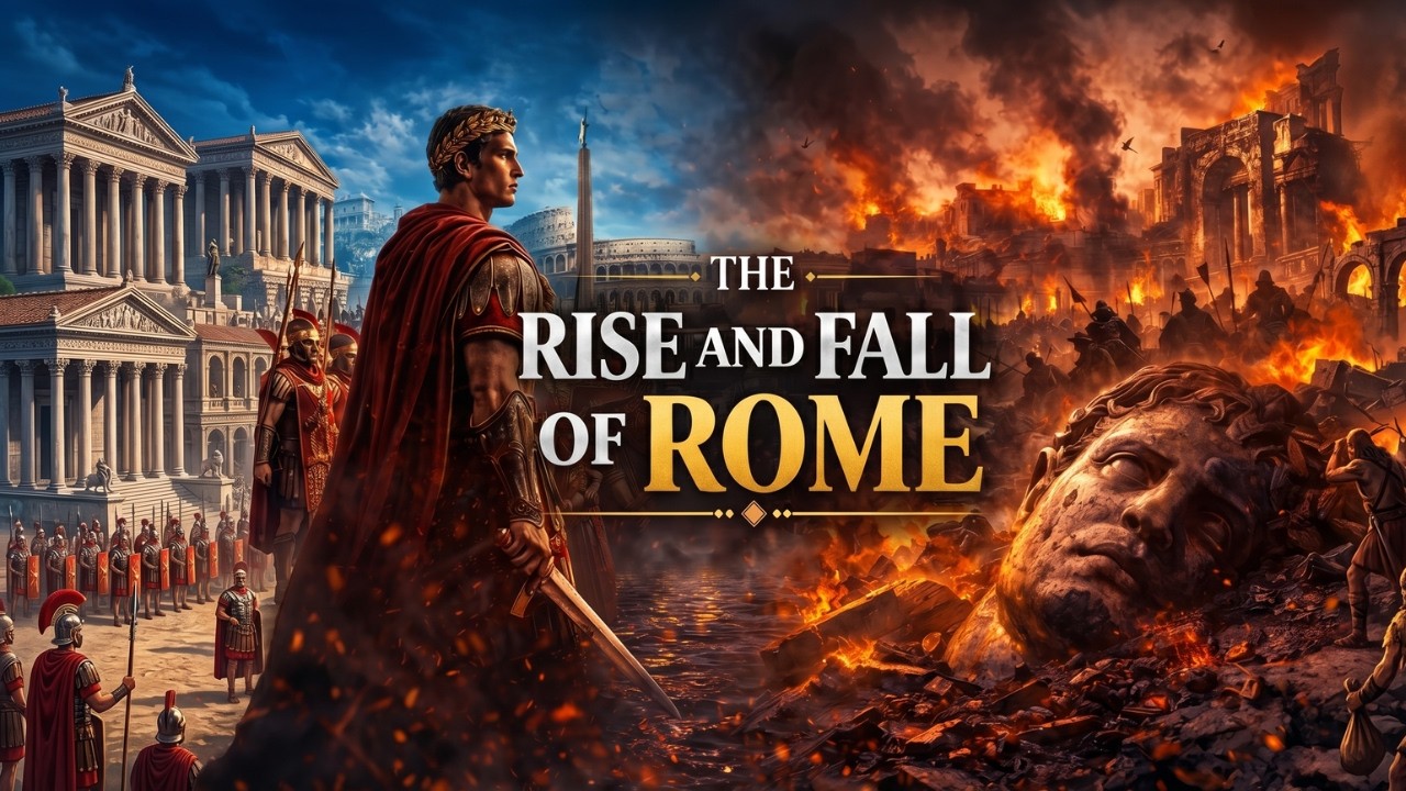 Rise and Fall of the Roman Empire Explained in One Video - YouTube