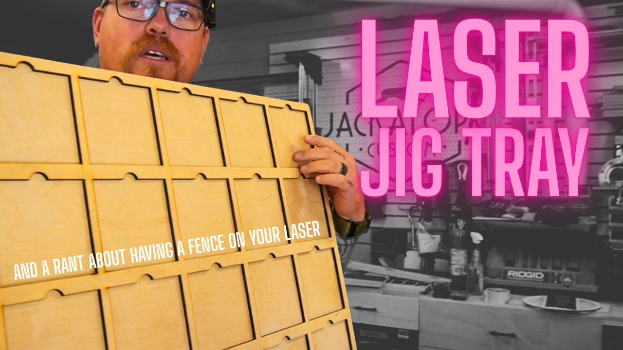 Jig trays for your laser - YouTube