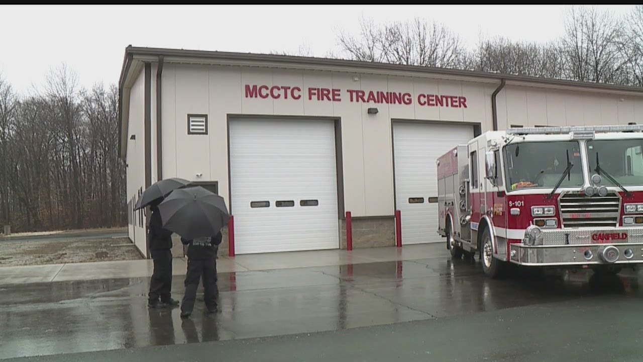 Area firefighters welcome long-awaited training center at MCCTC - YouTube