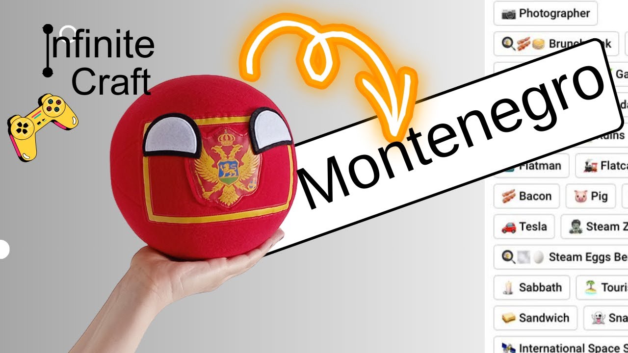 Infinite Craft Country | How To Make Montenegro in infinite Craft ...