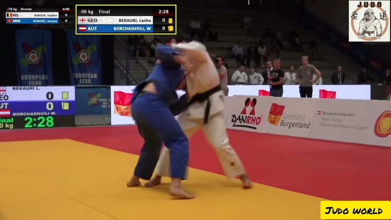 Europea Judo Open.2022(final 90kg).🇬🇪Lahsa.B🆚Borchavili.W🇦🇹#bjj#judo# ...