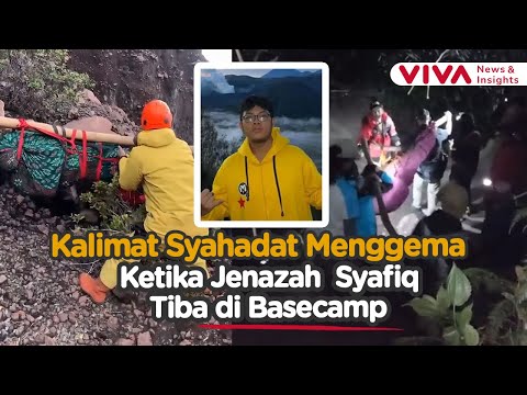 Menegangkan, Detik-detik Syafiq Ali Dievakuasi dari Gunung Slamet