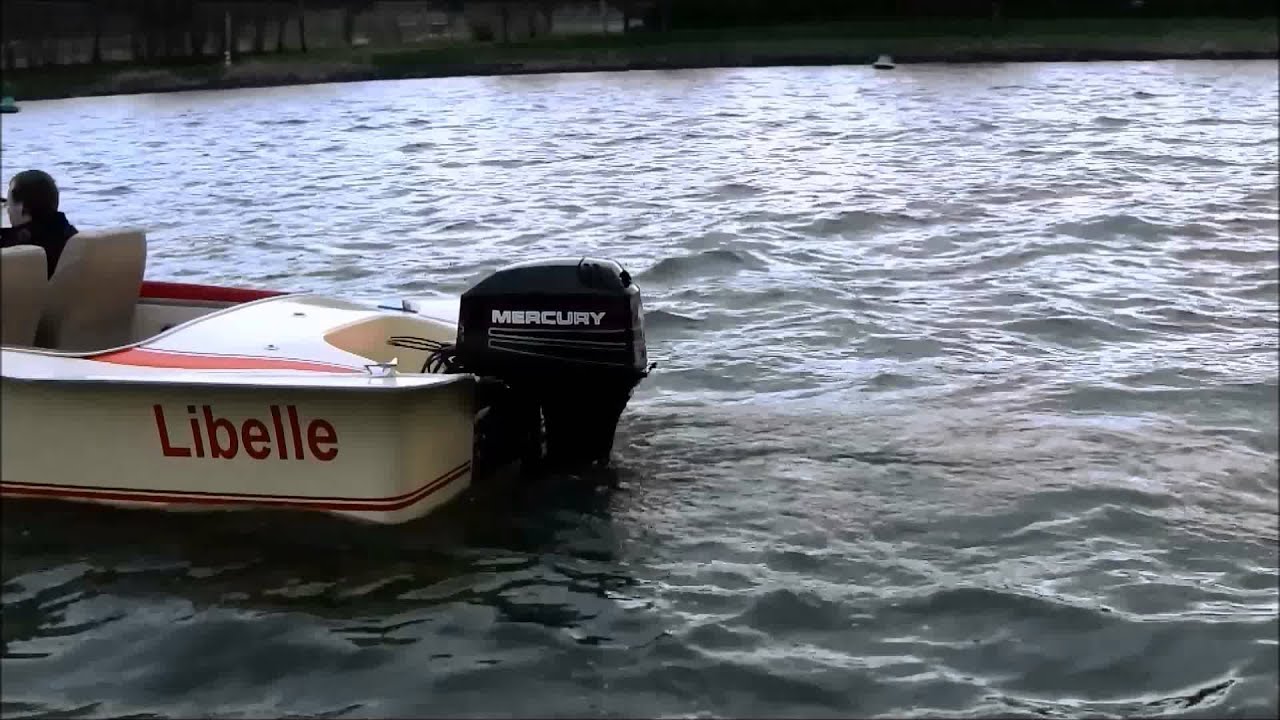 Oldtimer Klassiker Sportboot Libella Werft mit 40 PS Mercury ...