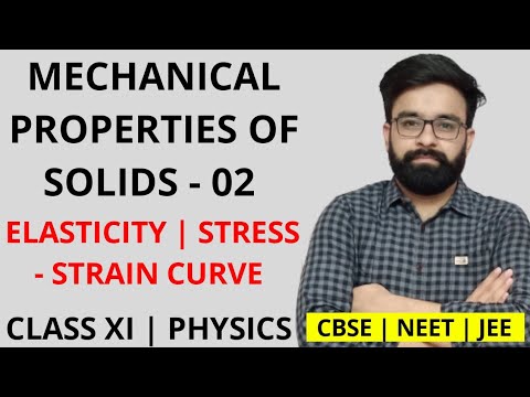 Elasticity | Stress - Strain Curve | Class 11th Physics - YouTube